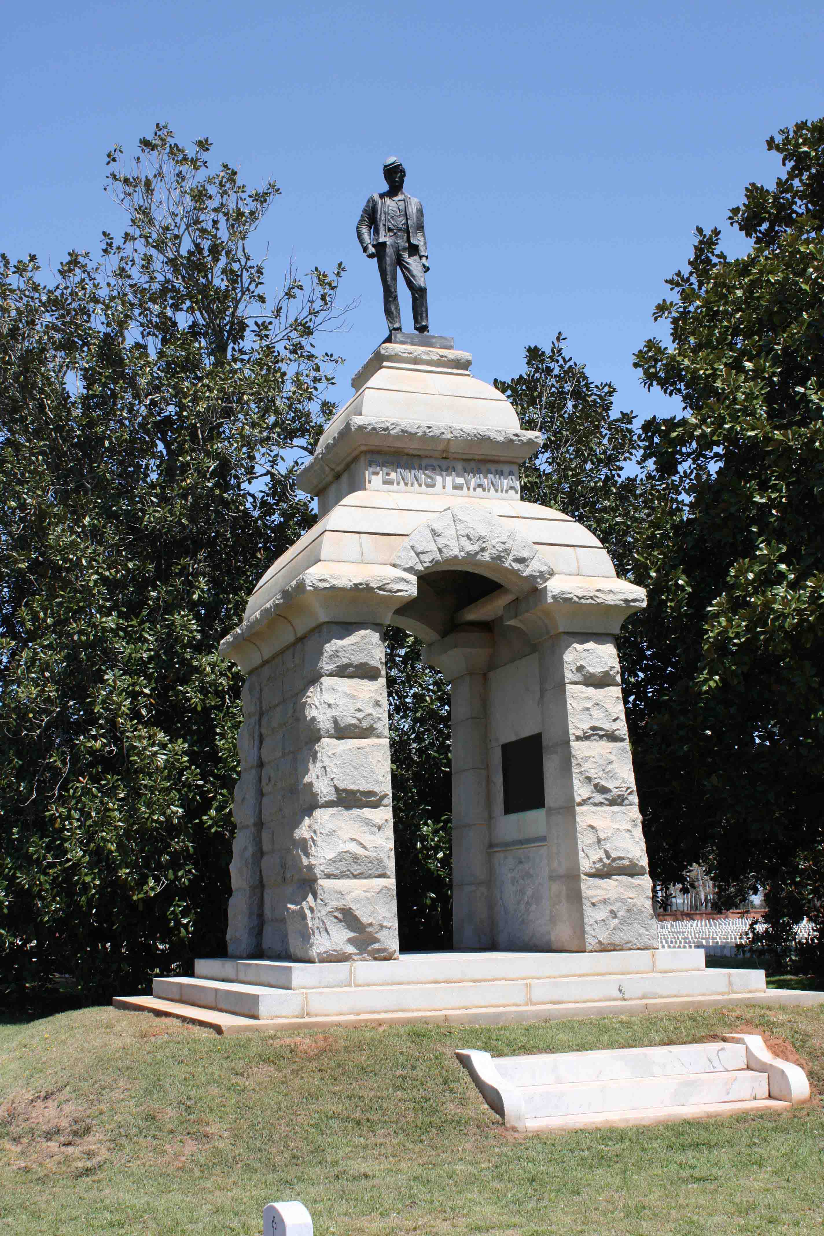 Pennsylvania Monument - Andersonville National Historic Site (U.S ...