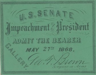Andrew Johnson and Impeachment - Andrew Johnson National Historic Site ...