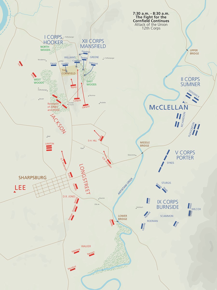 Antietam Battle Maps - Antietam National Battlefield (U.S. National ...