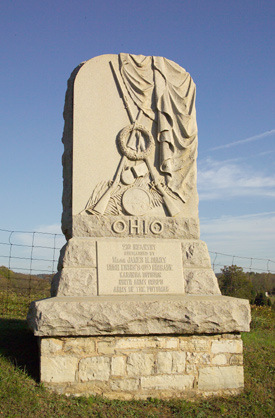 23rd Ohio Infantry Monument - Antietam National Battlefield (U.S ...