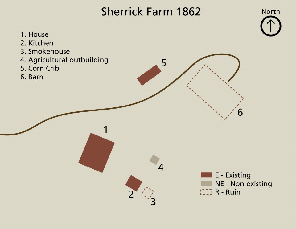 The Sherrick Farm - Antietam National Battlefield (U.S. National Park ...