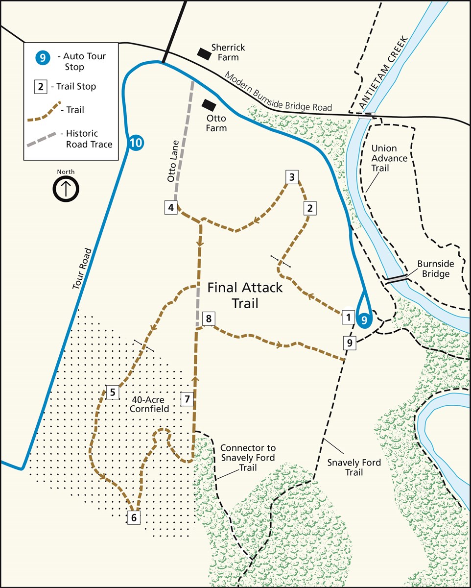 Final Attack Trail - Antietam National Battlefield (U.S. National Park ...