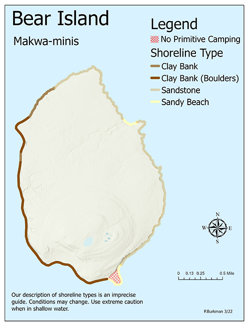 Primitive Camping Zones - Apostle Islands National Lakeshore (U.S ...