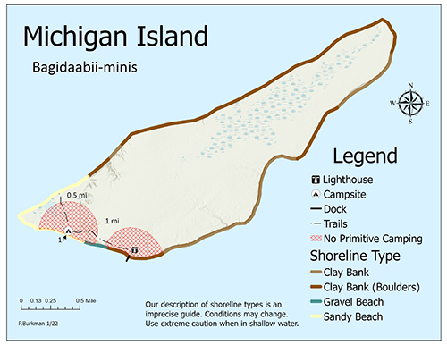 Primitive Camping Zones - Apostle Islands National Lakeshore (U.S ...