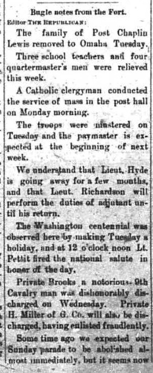 The Republican 5-3-1889 (U.S. National Park Service)