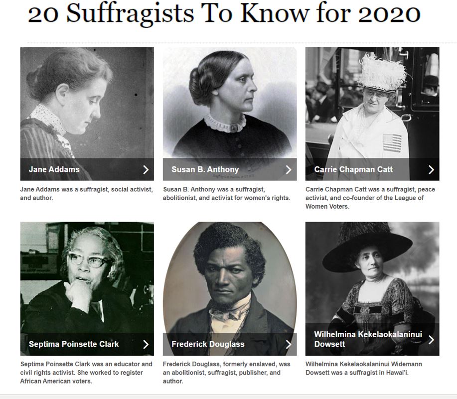 Learning from Carrie Chapman Catt (U.S. National Park Service)