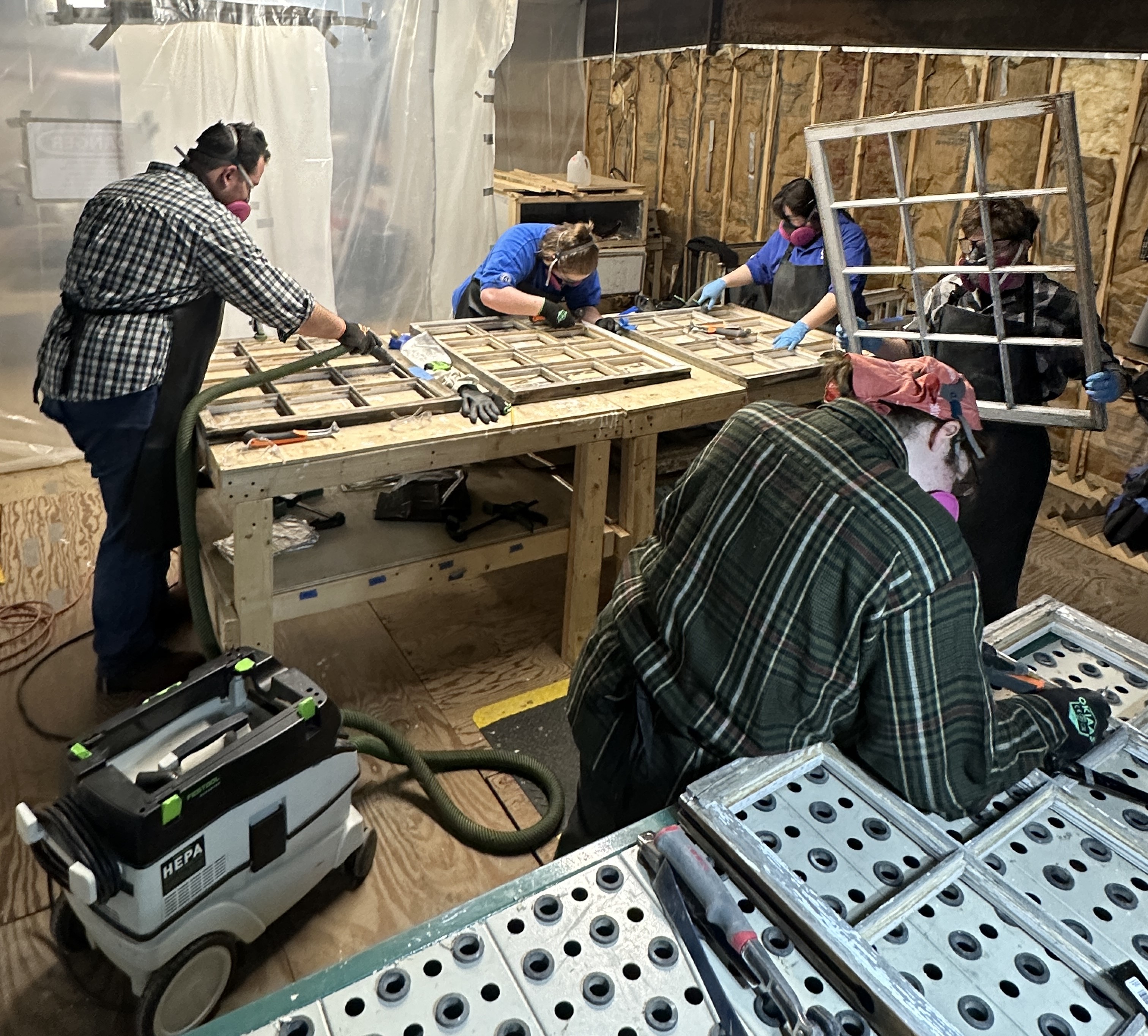 Building 22 Windows Restoration (U.S. National Park Service)