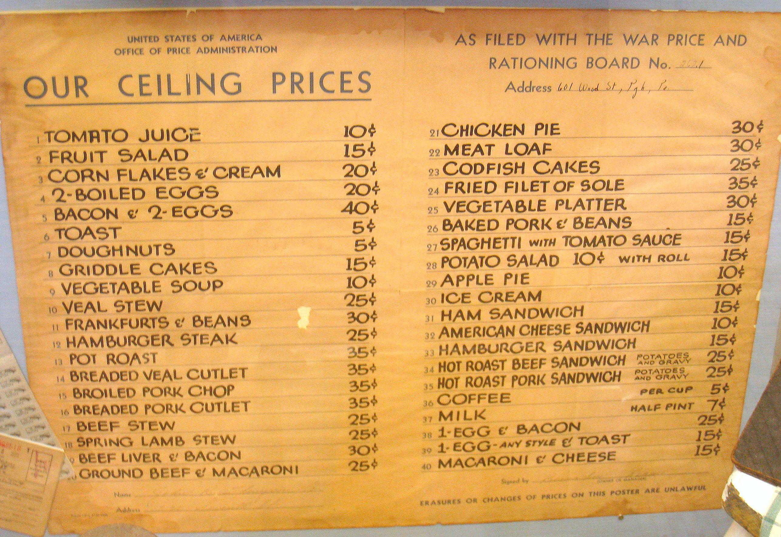 Food Rationing on the World War II Home Front (U.S. National Park Service)