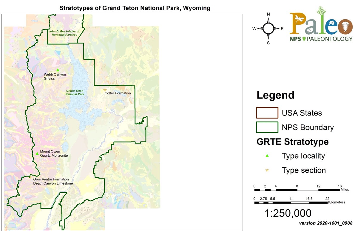 Stratotype Inventory—Grand Teton National Park, Wyoming (U.S. National ...