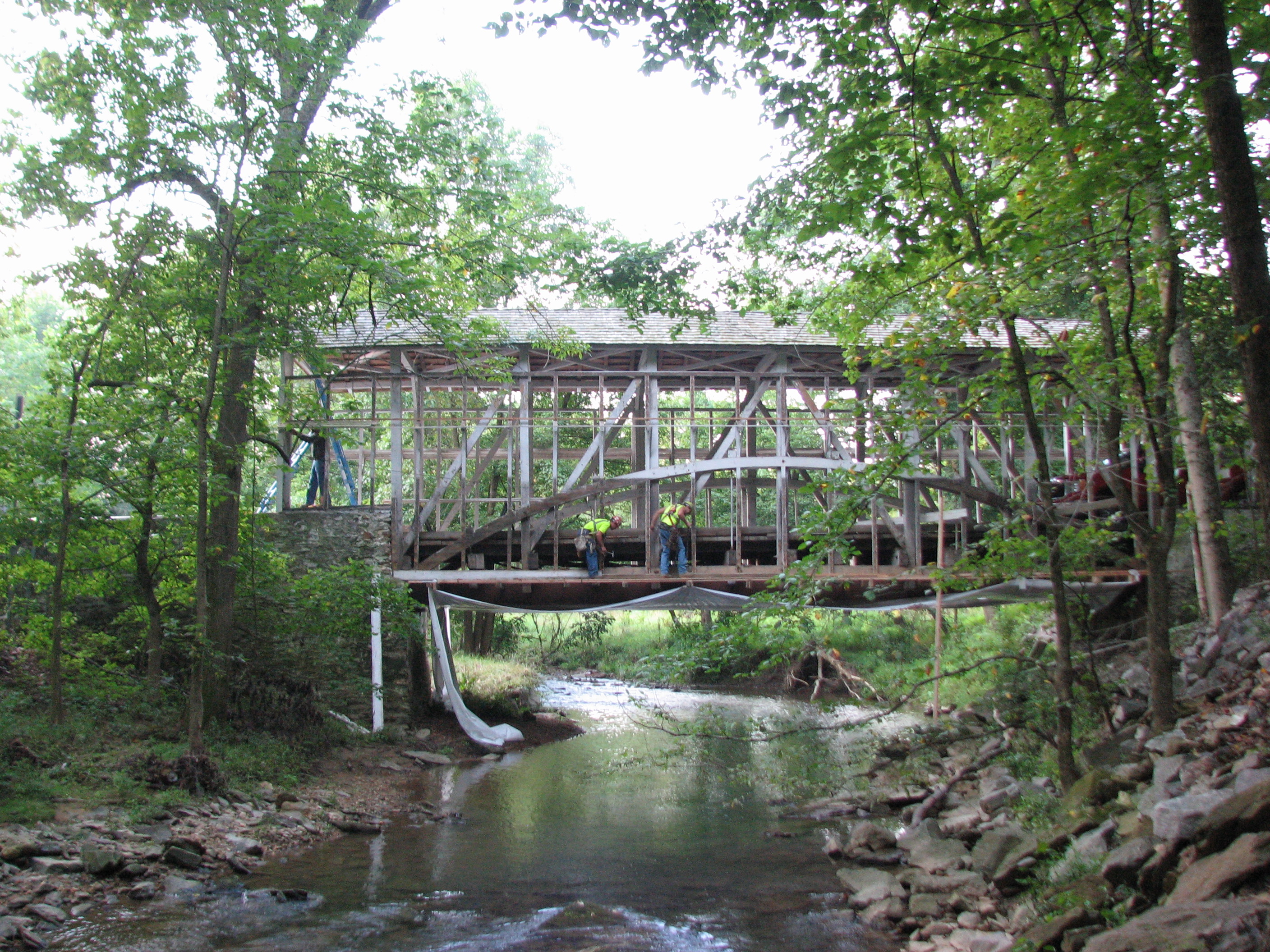 The History of the Knox Covered Bridge (U.S. National Park Service)