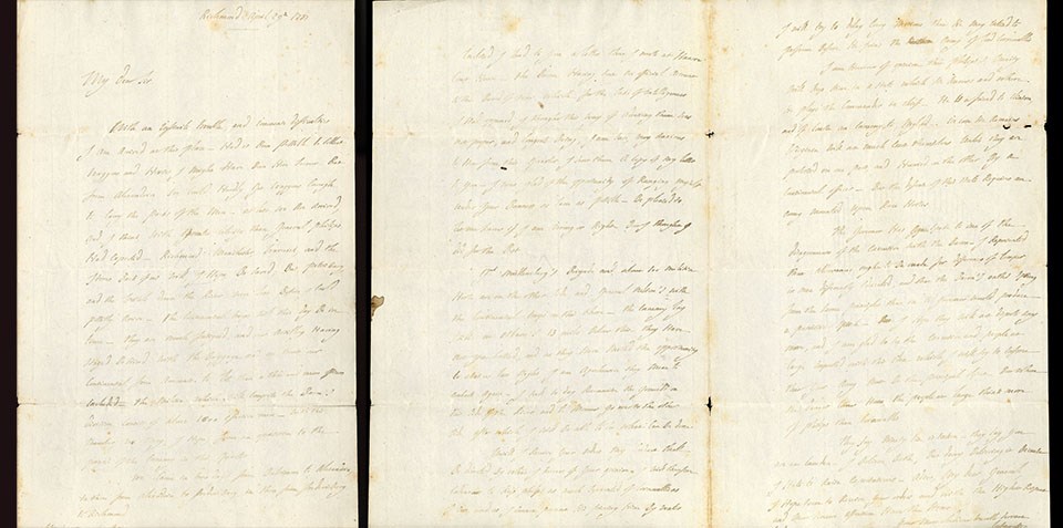 Intrusted to a Letter (U.S. National Park Service)