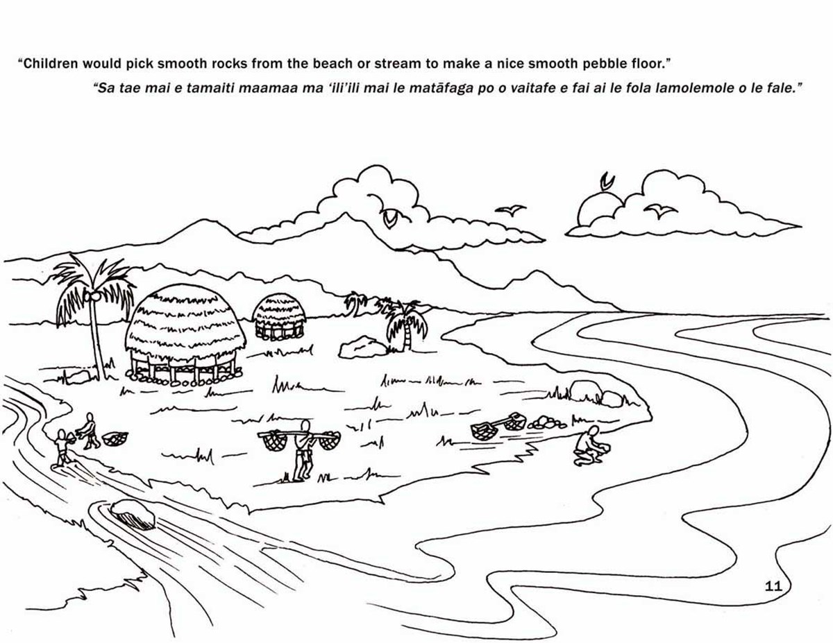 Ancient Samoa Coloring Book (U.S. National Park Service)