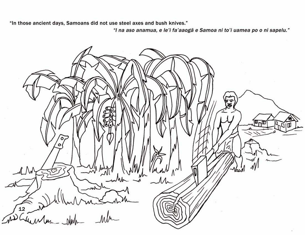 Ancient Samoa Coloring Book (U.S. National Park Service)
