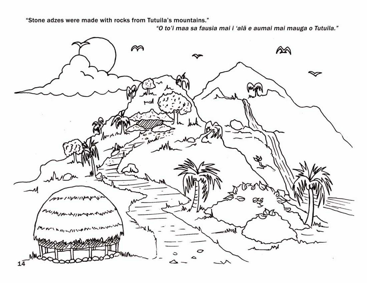 Ancient Samoa Coloring Book (U.S. National Park Service)