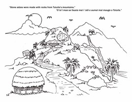 Ancient Samoa Coloring Book U S National Park Service 