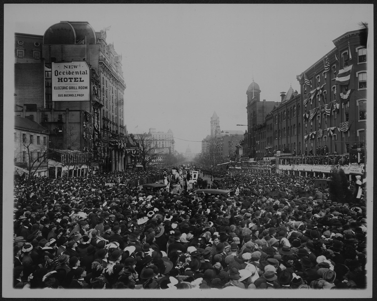 1913 Woman Suffrage Procession (U.S. National Park Service)