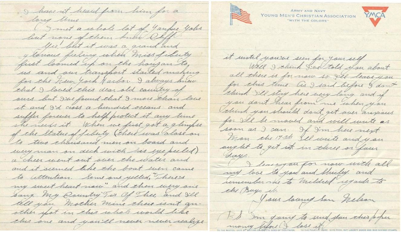 Departing and Arriving US Soldiers View the Statue of Liberty (U.S ...