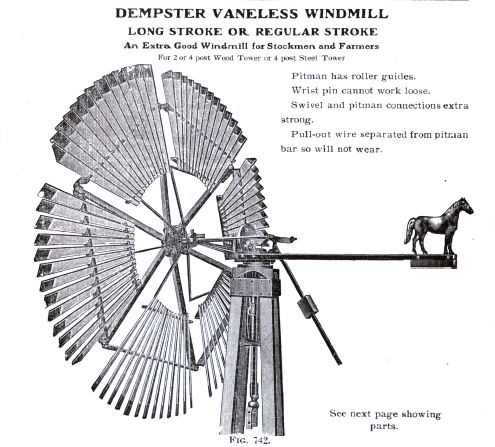 Dempster Vaneless Windmills (U.S. National Park Service)