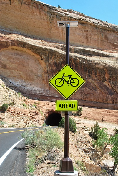Cyclist Warning System (U.S. National Park Service)