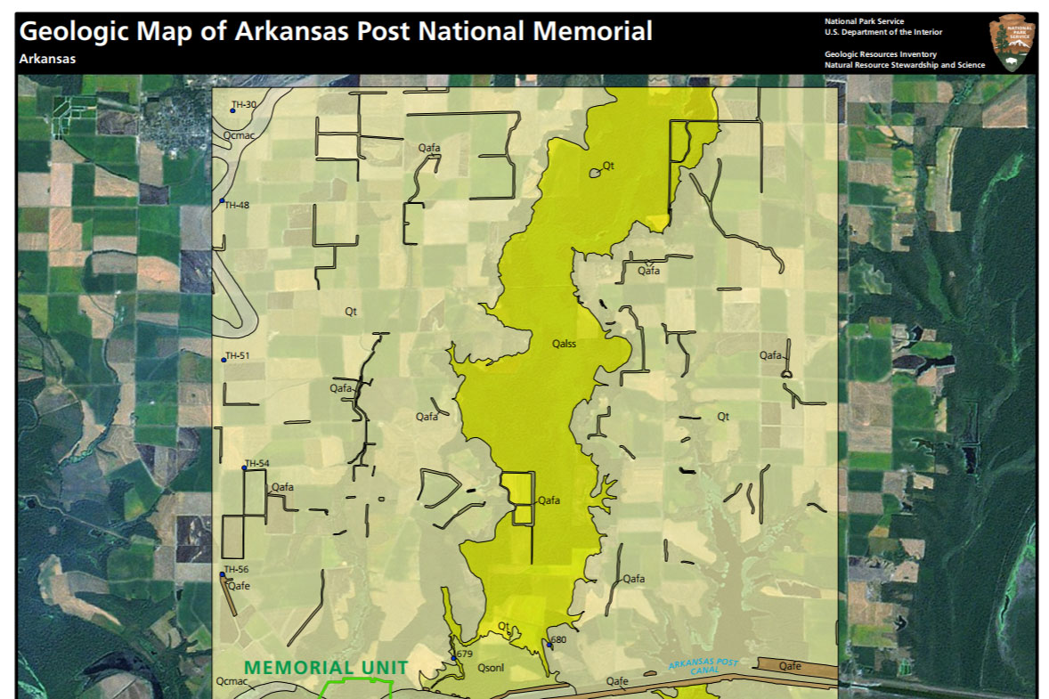 NPS Geodiversity Atlas—Arkansas Post National Memorial, Arkansas (U.S ...