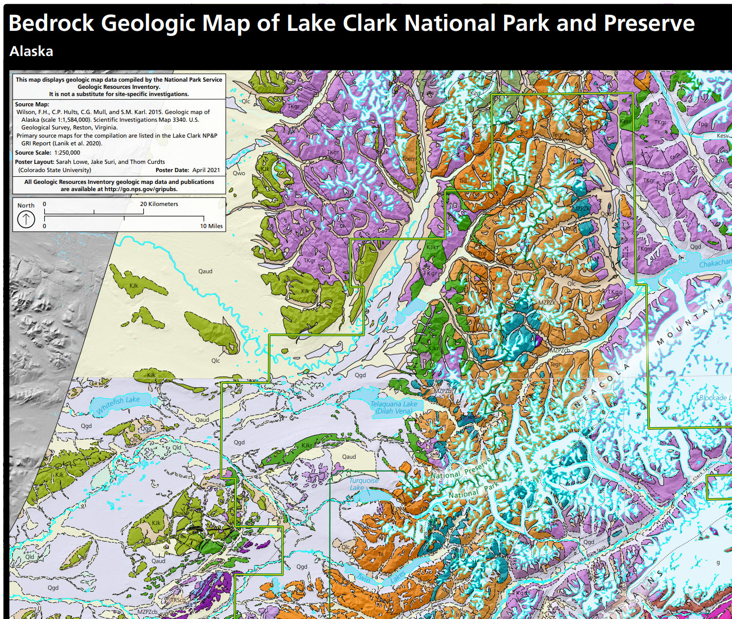 NPS Geodiversity Atlas—Lake Clark National Park & Preserve, Alaska (U.S ...