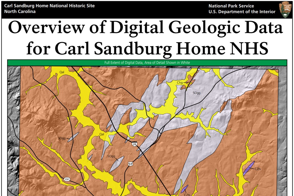 NPS Geodiversity Atlas—Carl Sandburg Home National Historic Site, North ...