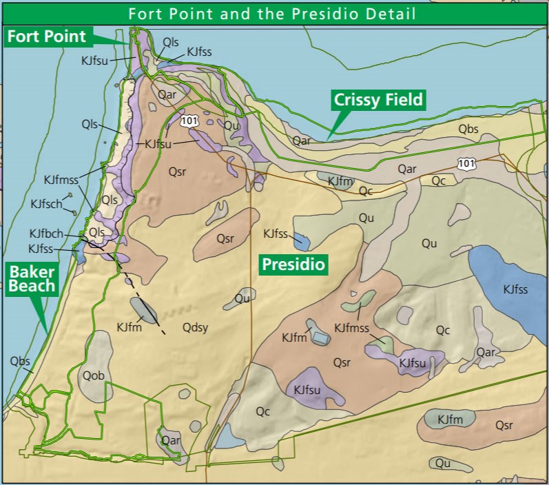 NPS Geodiversity Atlas—Fort Point National Historic Site, California (U ...