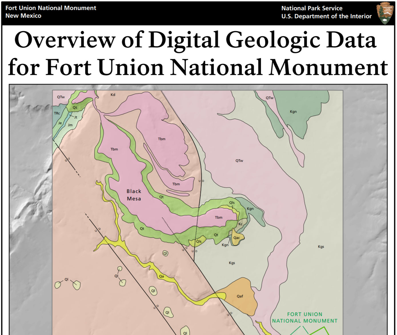 NPS Geodiversity Atlas—Fort Union National Monument, New Mexico (U.S ...
