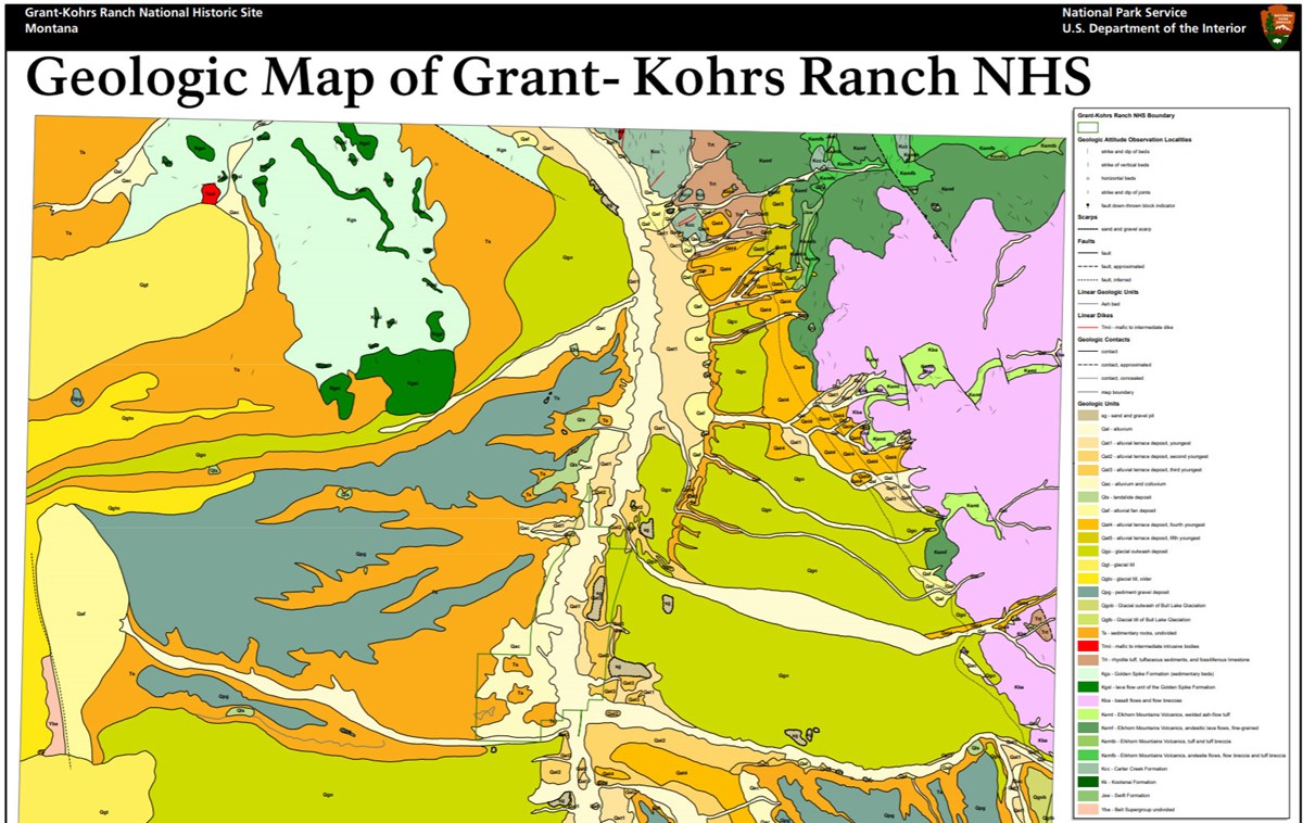 NPS Geodiversity Atlas—Grant-Kohrs Ranch National Historic Site ...