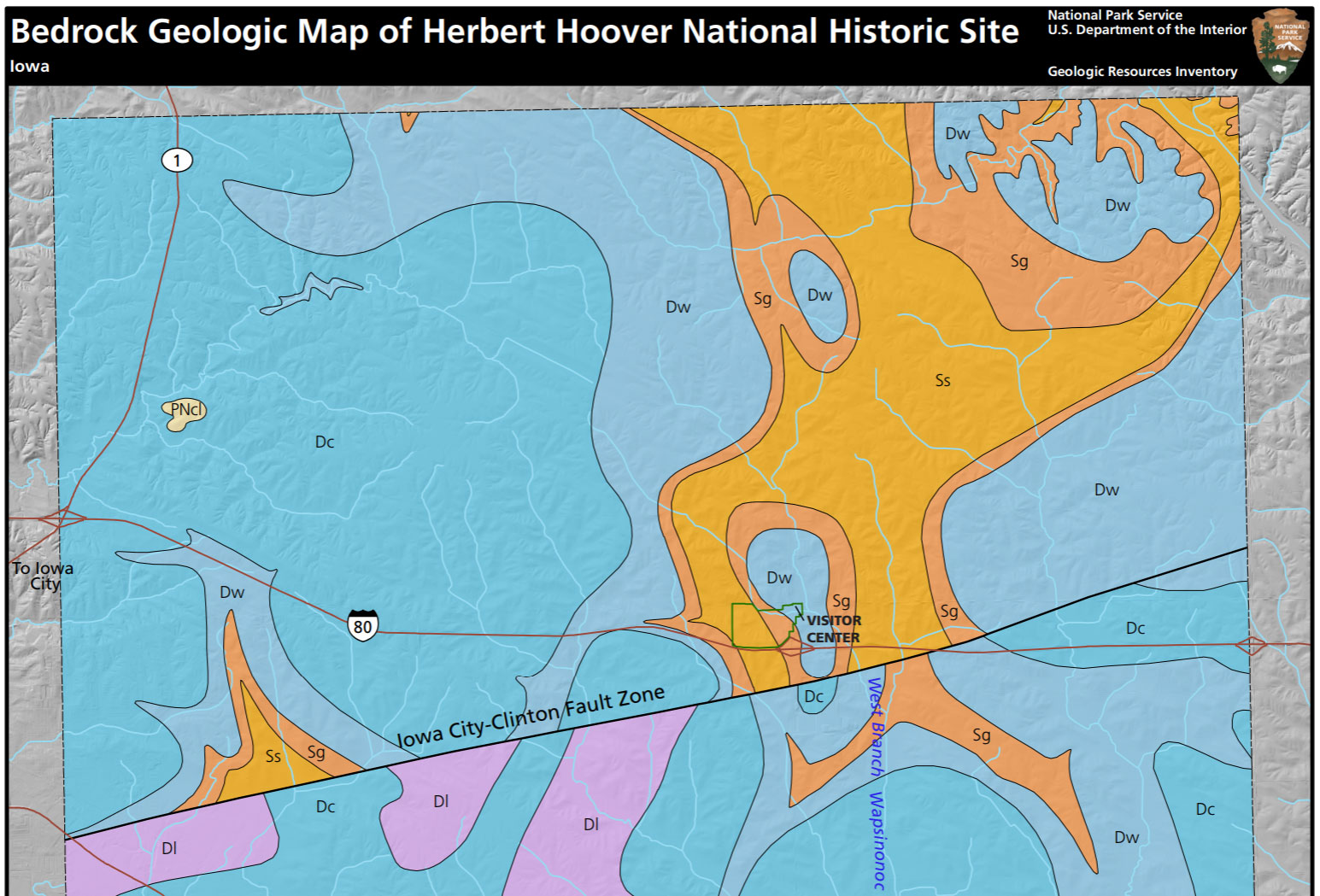 NPS Geodiversity Atlas—Herbert Hoover National Historic Site, Iowa (U.S ...
