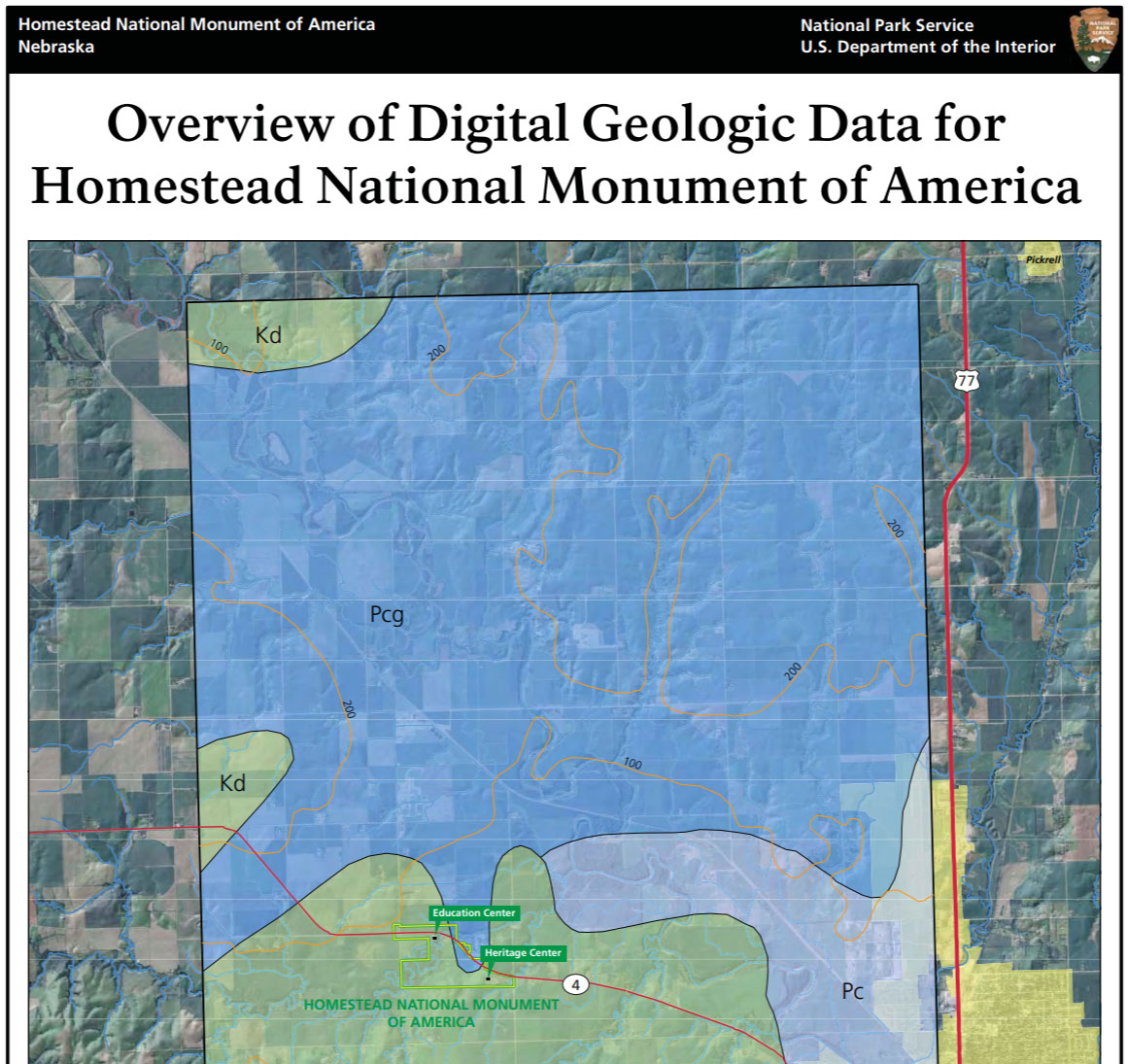 Homestead National Monument Map