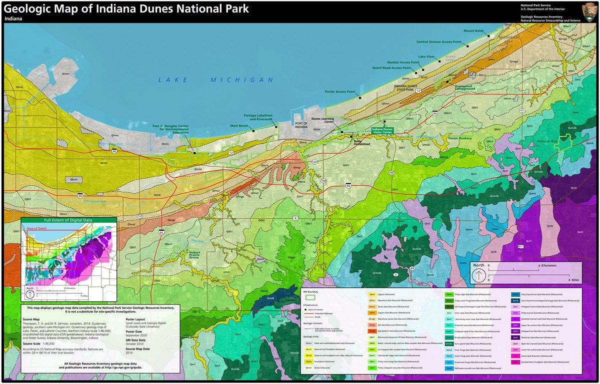 NPS Geodiversity Atlas—Indiana Dunes National Park, Indiana (U.S ...