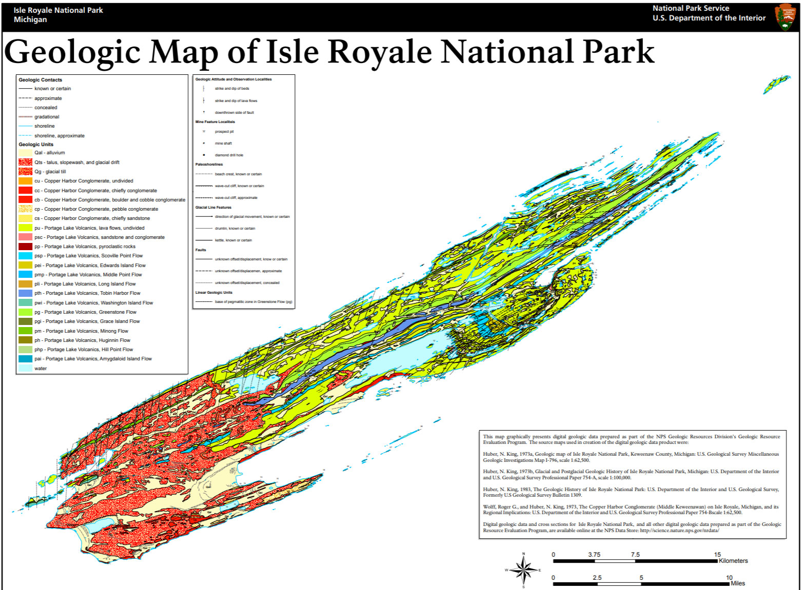 Isle Royale National Park Map