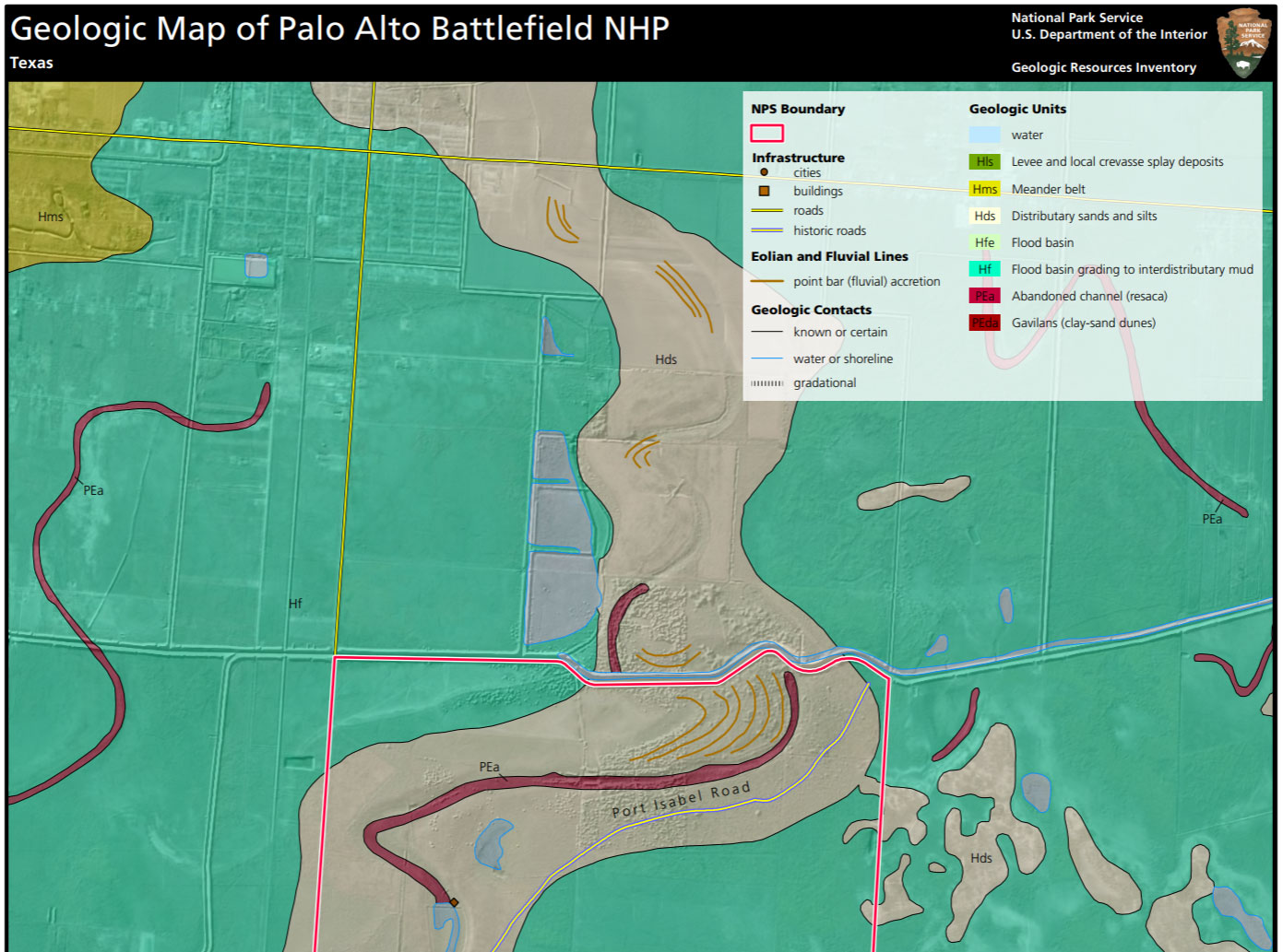NPS Geodiversity Atlas—Palo Alto Battlefield National Historical Park ...