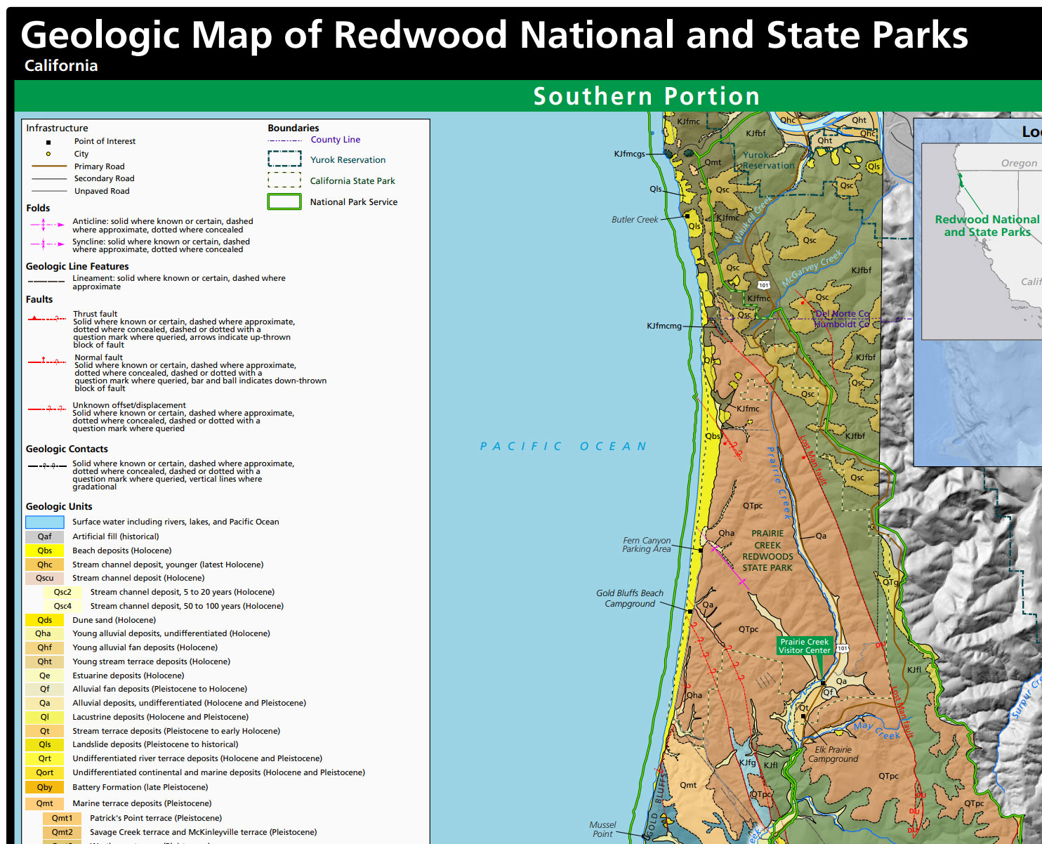 Redwood Forest National Park Map
