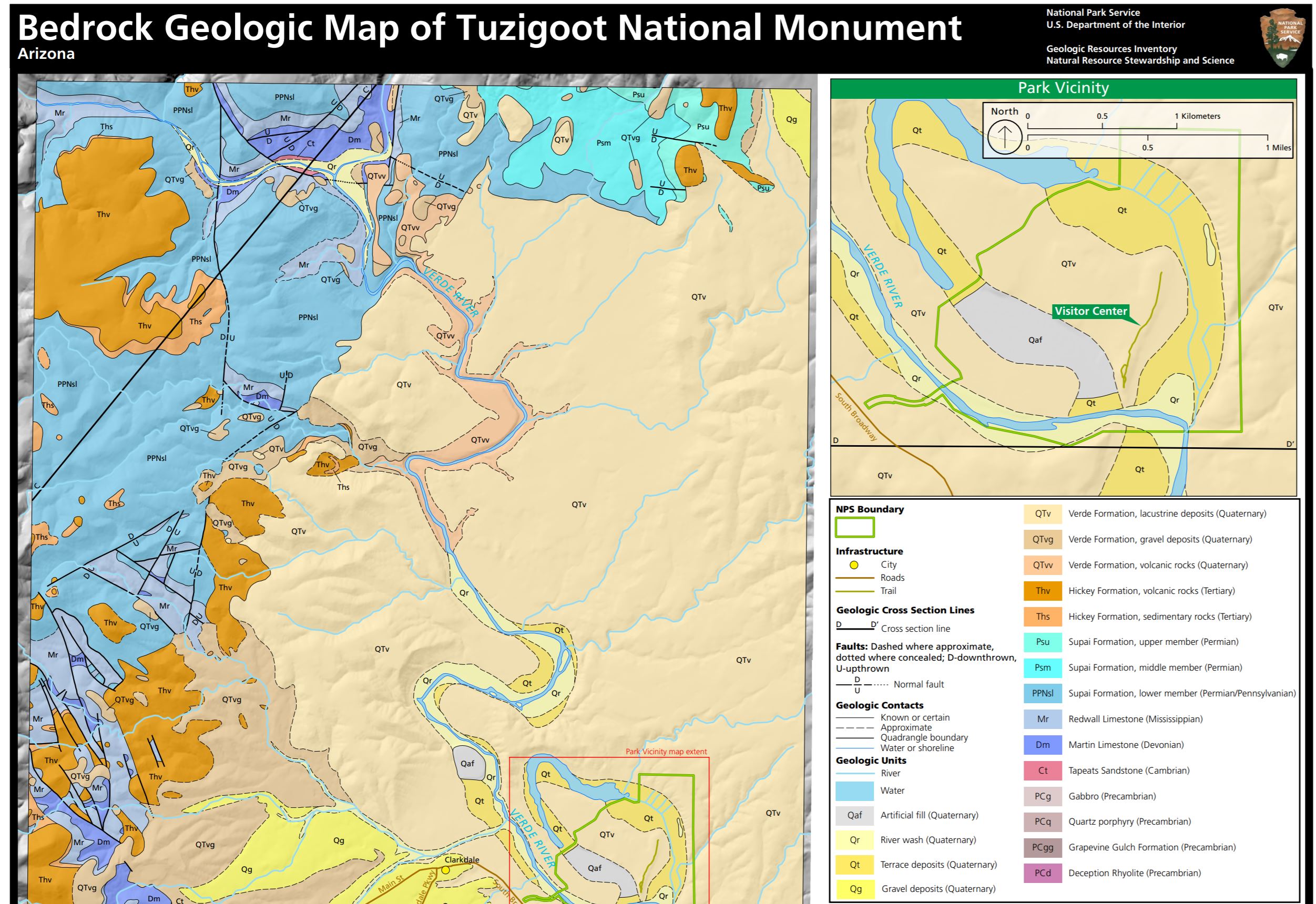 NPS Geodiversity Atlas—Tuzigoot National Monument, Arizona (U.S ...