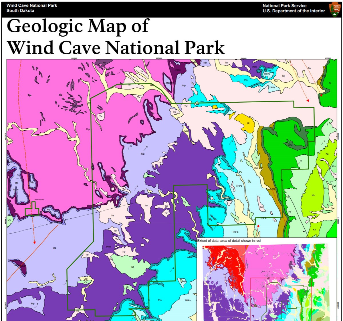 Nps Geodiversity Atlas—wind Cave National Park South Dakota U S