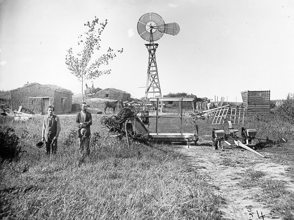 Monitor Vaneless Windmill at Homestead NM (U.S. National Park Service)