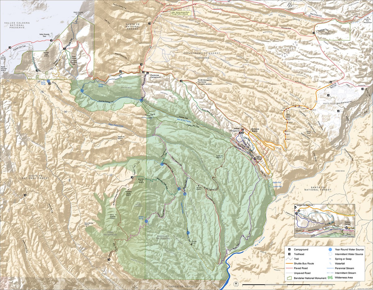 Backpacking in Bandelier - Bandelier National Monument (U.S. National ...
