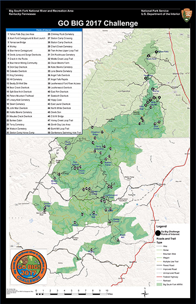 GO BIG 2017 Challenge - Big South Fork National River & Recreation Area ...