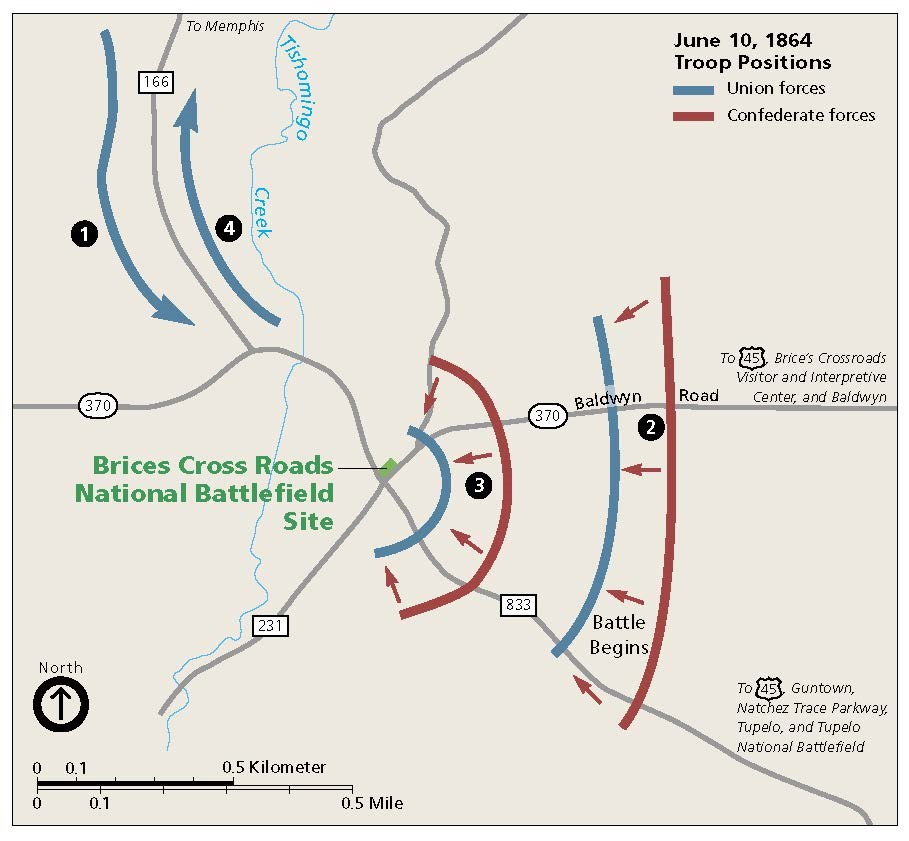The Battle - Brices Cross Roads National Battlefield Site (U.S ...