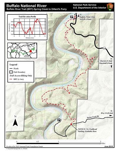 Hiking in the Lower District - Buffalo National River (U.S. National ...