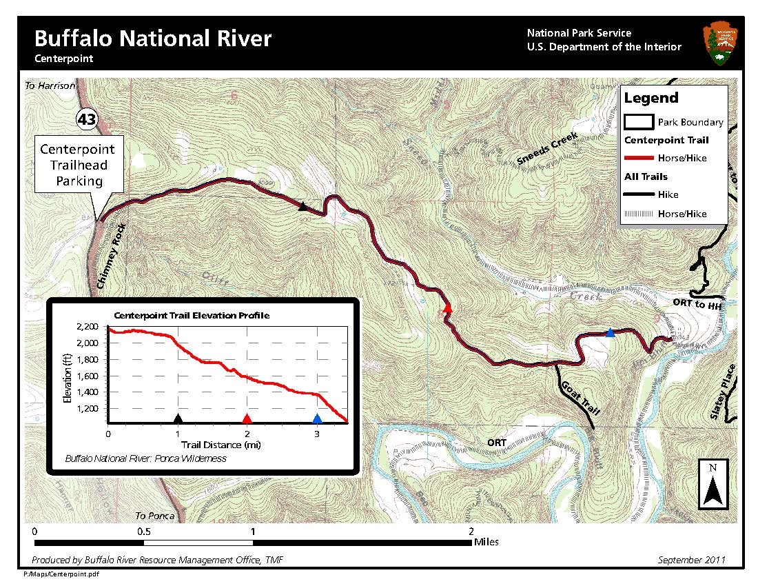 Upper District Hiking - Buffalo National River (U.S. National Park Service)