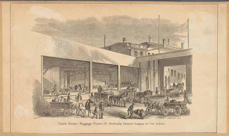 Castle Garden Emigrant Depot - Castle Clinton National Monument (U.S ...