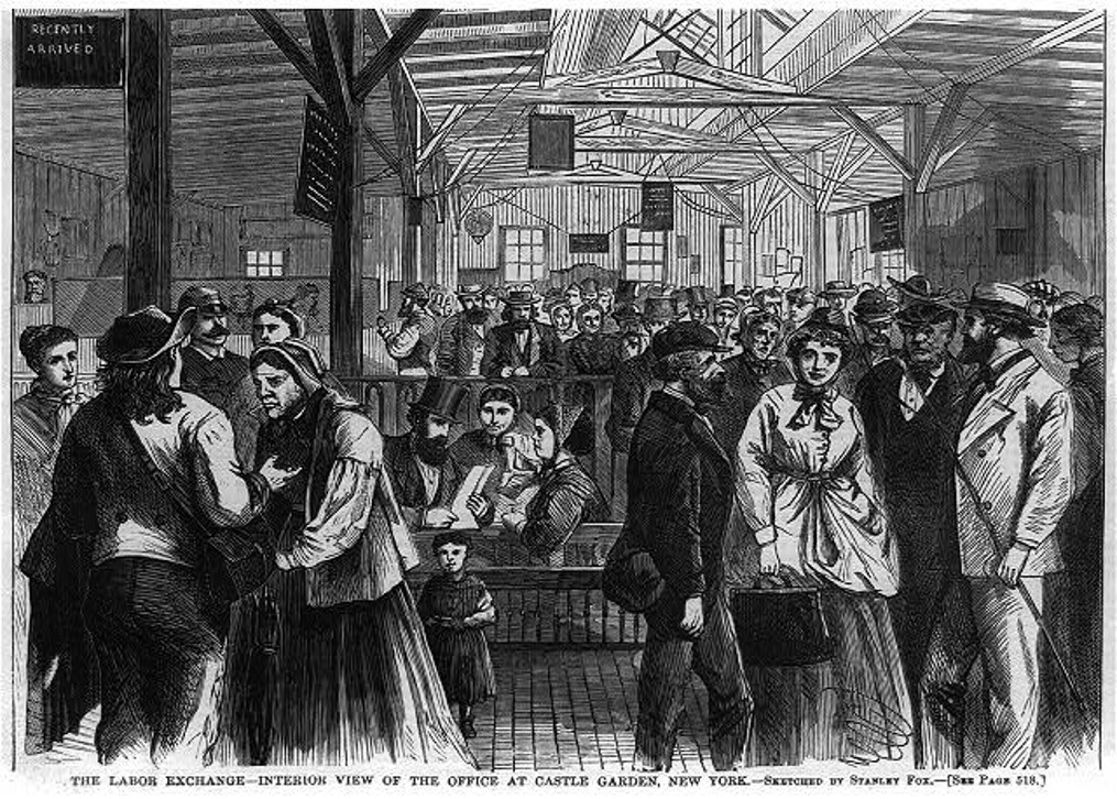 Castle Garden Emigrant Depot - Castle Clinton National Monument (U.S ...