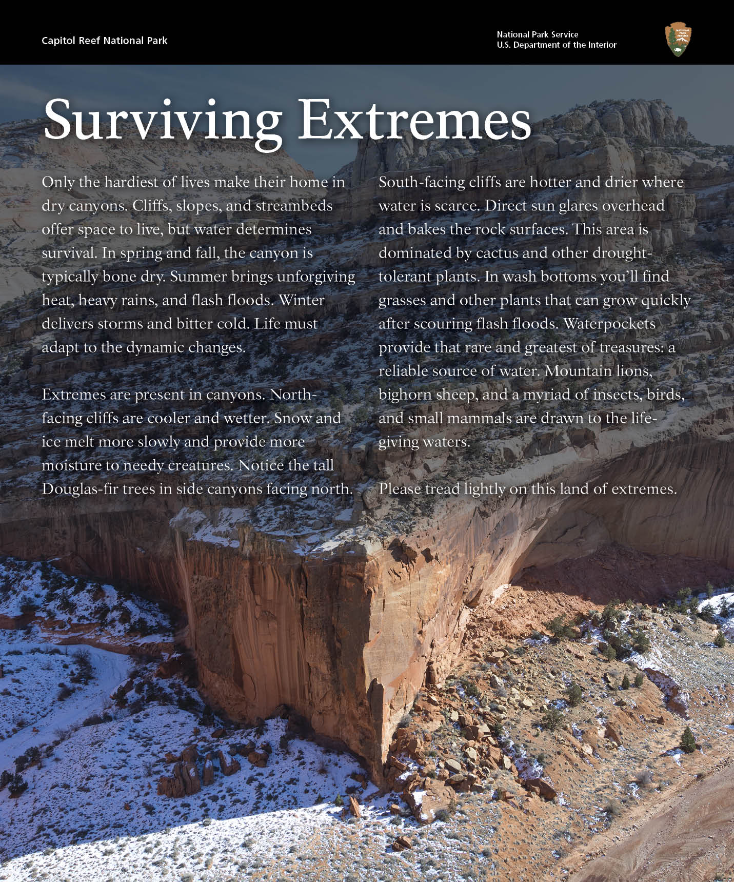 Wayside Exhibits - Capitol Reef National Park (U.S. National Park Service)