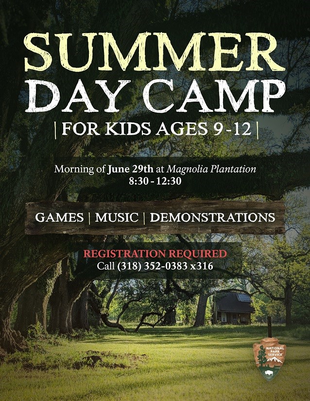 Summer Activities & Camps - Cane River Creole National Historical Park ...