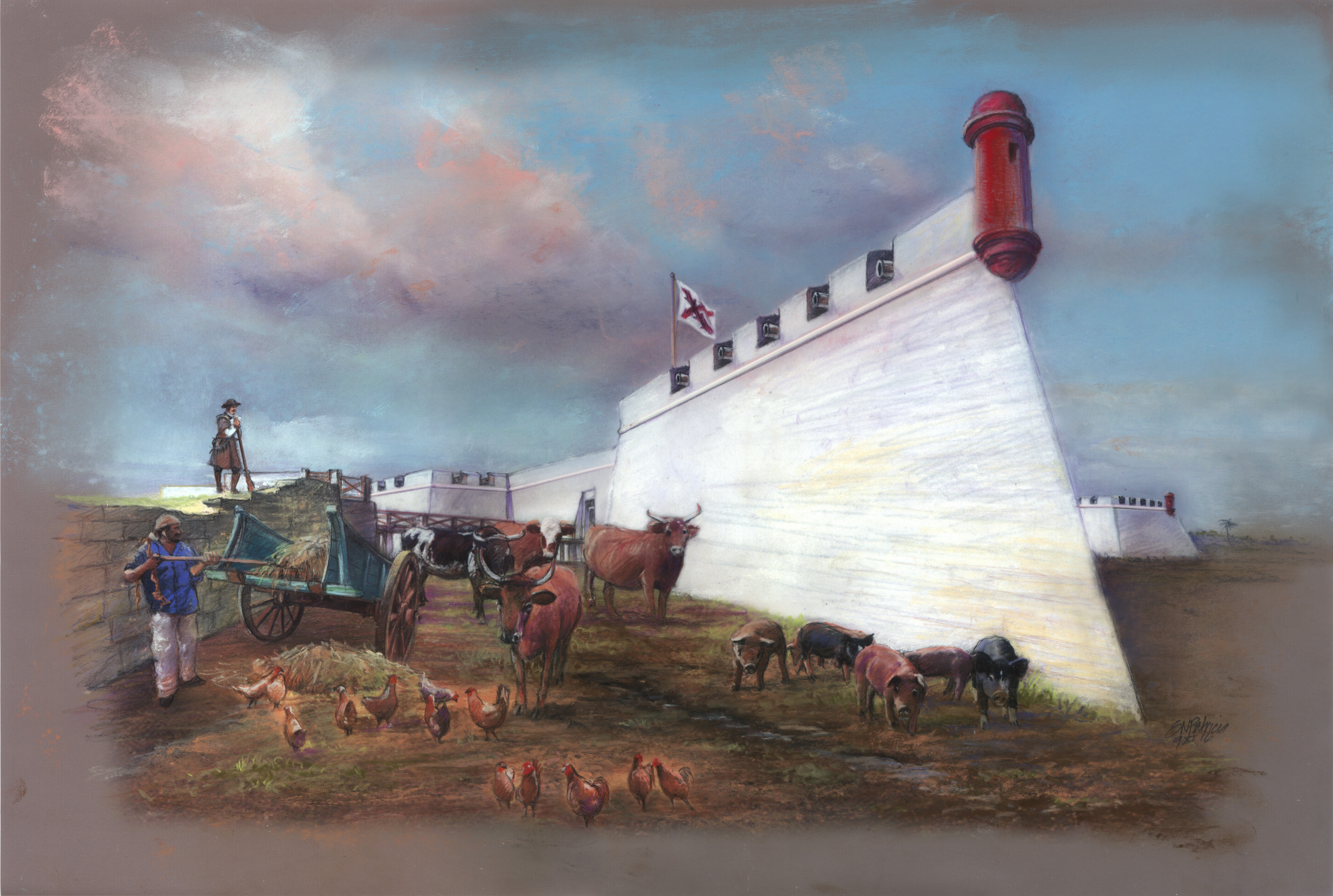 Dry Moat - Castillo de San Marcos National Monument (U.S. National Park ...