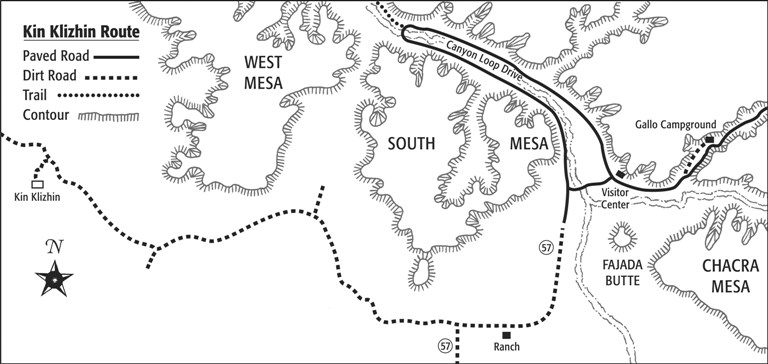 Kin Klizhin Bike Trail - Chaco Culture National Historical Park (U.S ...