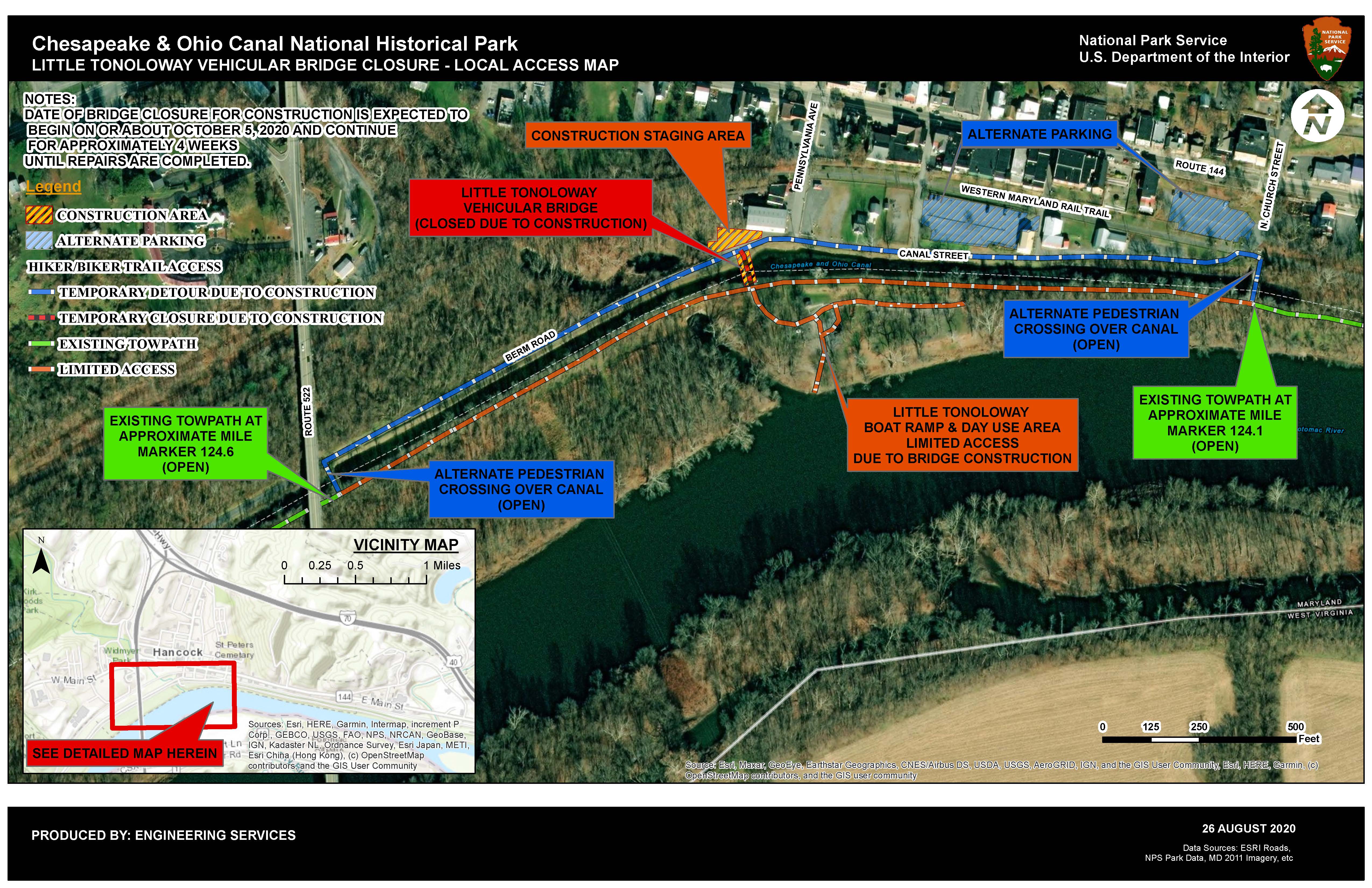 Little Tonoloway Boat Ramp Vehicle Access - Chesapeake & Ohio Canal ...